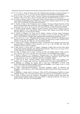 Twin-Node Neighbour Attack on AODV based Wireless Ad Hoc Network | PDF