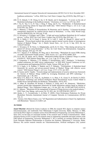 BLOCKCHAIN-BASED SECURITY MECHANISMS FOR INTERNET OF MEDICAL THINGS (IOMT) | PDF