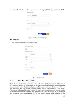 Electronic Letter of Guarantee for Banking System | PDF