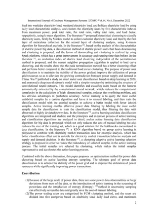 Active Learning Entropy Sampling based Clustering Optimization Method for Electricity Data | PDF