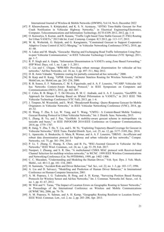 GEOCAST ROUTING PROTOCOLS FOR VEHICULAR AD-HOC NETWORKS: A SURVEY | PDF