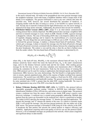 GEOCAST ROUTING PROTOCOLS FOR VEHICULAR AD-HOC NETWORKS: A SURVEY | PDF