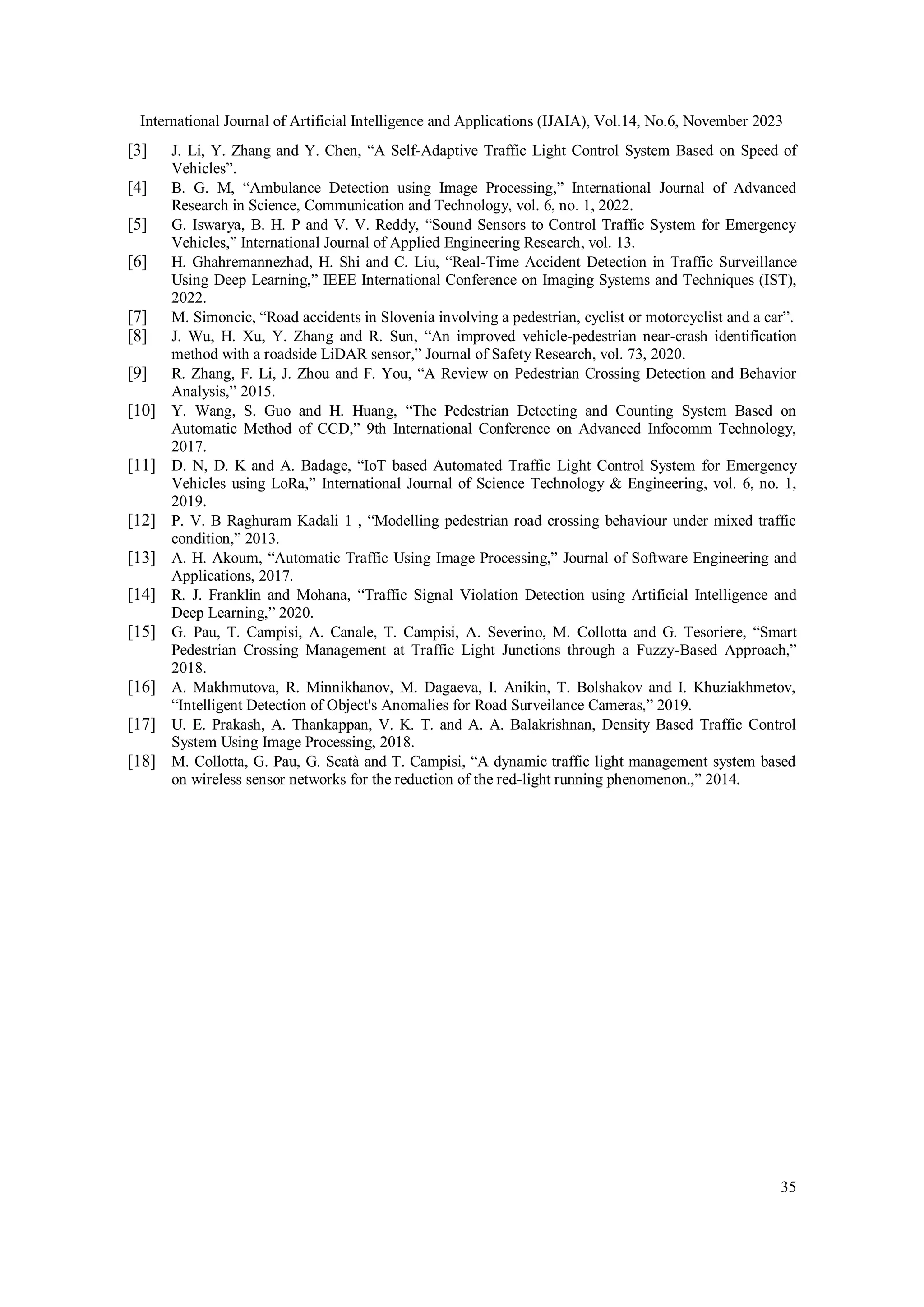 SMART CROSSWALK: MACHINE LEARNING AND IMAGE PROCESSING BASED PEDESTRIAN AND VEHICLE MONITORING ...