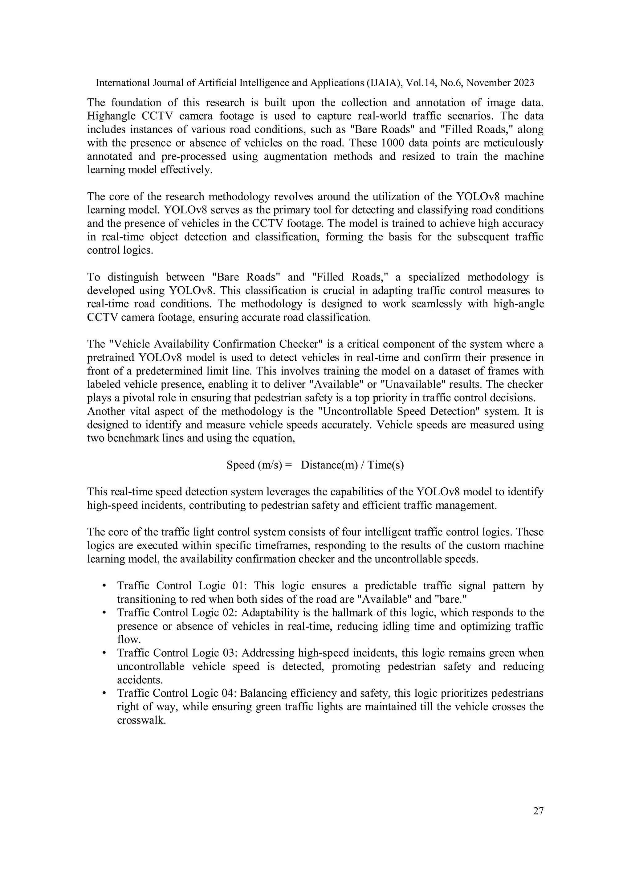 SMART CROSSWALK: MACHINE LEARNING AND IMAGE PROCESSING BASED PEDESTRIAN AND VEHICLE MONITORING ...