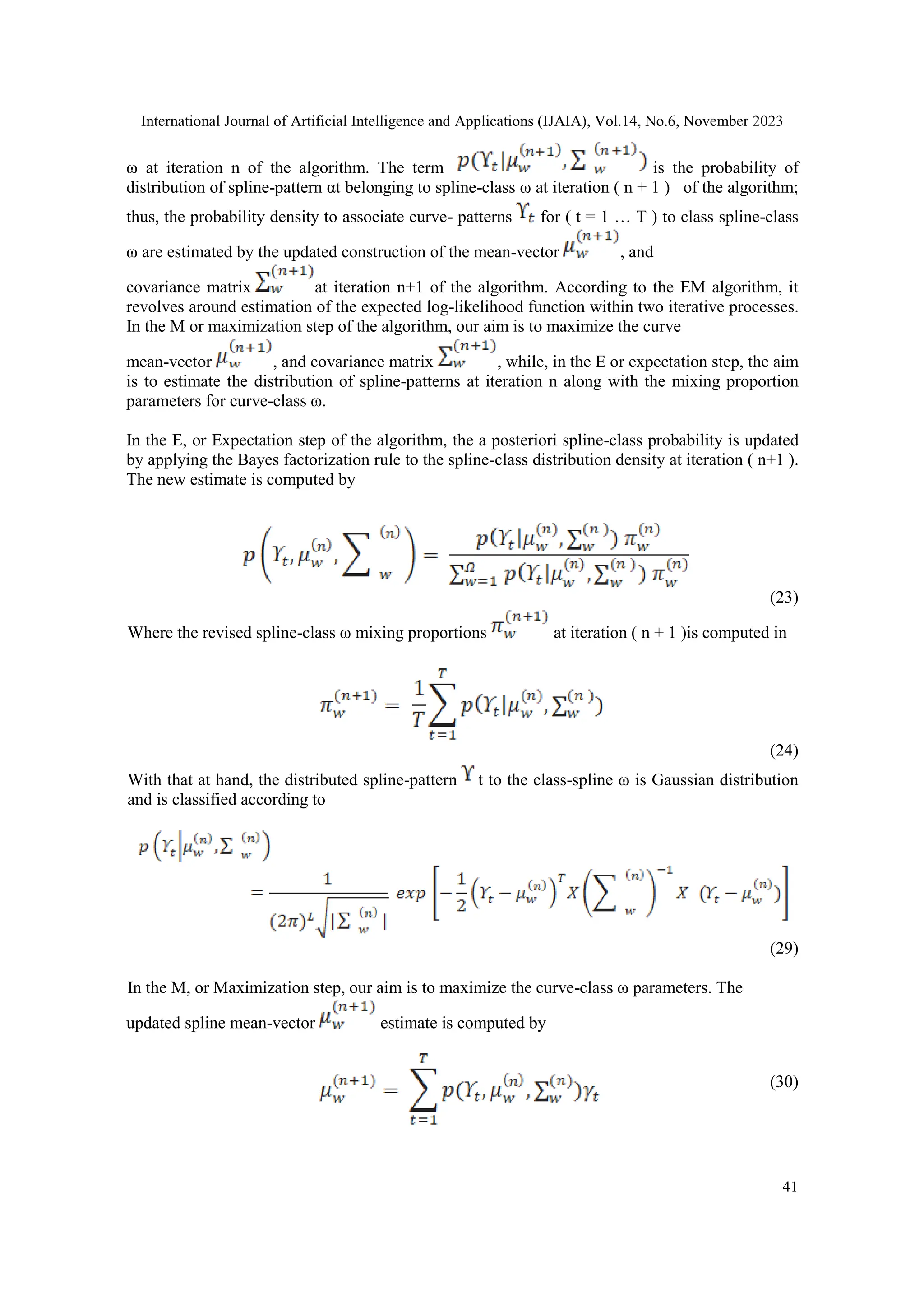 Learning Spline Models With The Em Algorithm For Shape Recognition