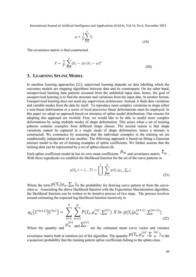 LEARNING SPLINE MODELS WITH THE EM ALGORITHM FOR SHAPE RECOGNITION | PDF | Technology & Computing