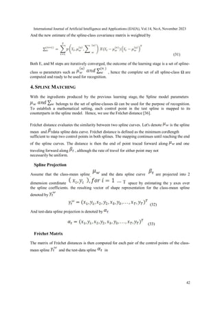 Learning Spline Models with the EM Algorithm for Shape Recognition | PDF