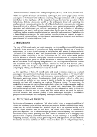 NAVIGATING THE INTEGRATION OF 360 MIXED REALITY IN CLOUD COMPUTING | PDF