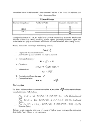 LOAD BALANCING LARGE DATA SETS IN A HADOOP CLUSTER | PDF