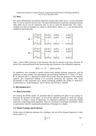DEEP LEARNING APPROACH FOR PREDICTING THE REPLICATOR EQUATION IN EVOLUTIONARY GAME THEORY | PDF