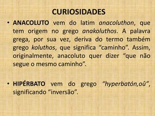 FIGURAS DE SINTAXE | PPT