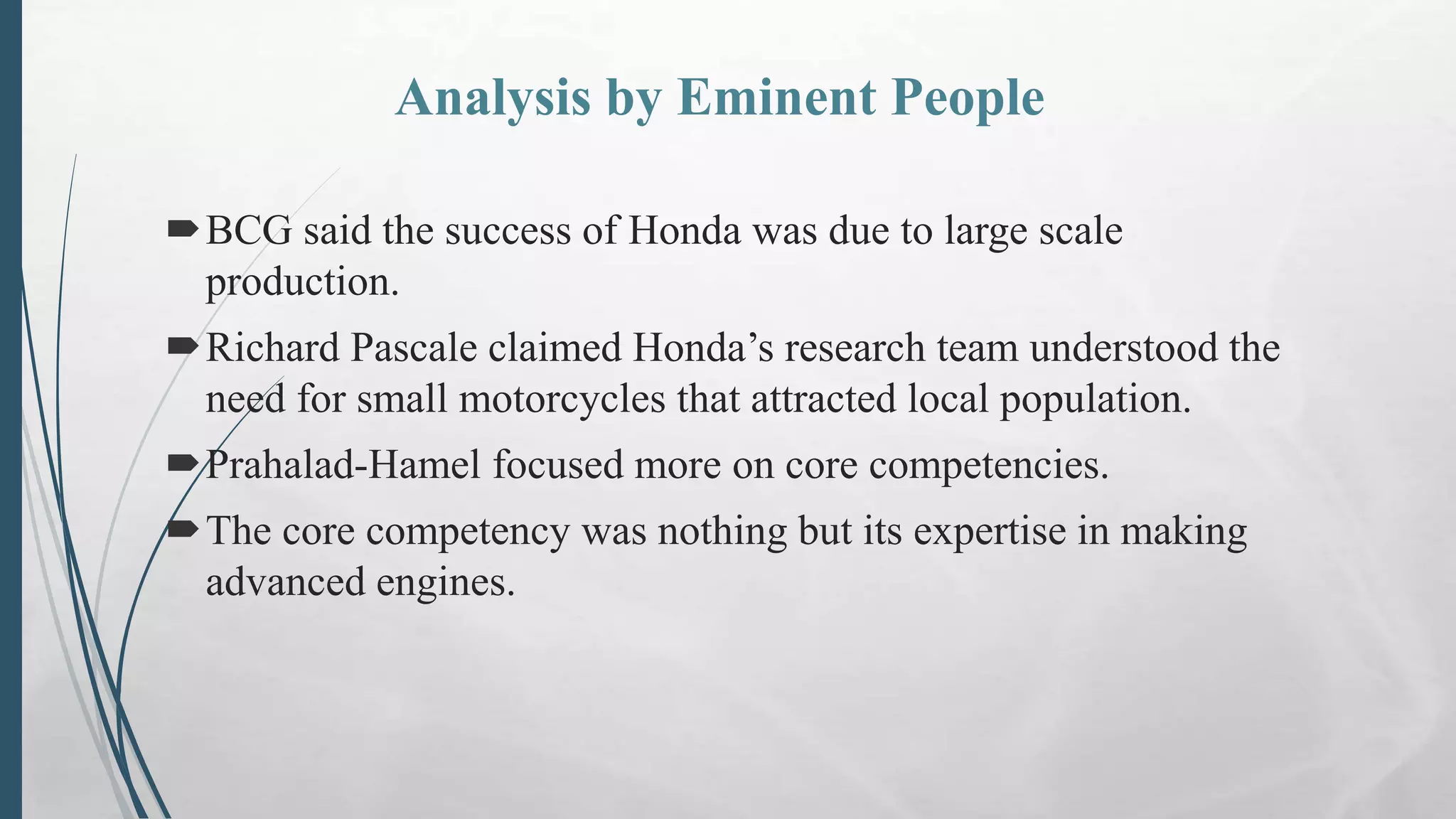 Secret of Honda Success. | PPTX