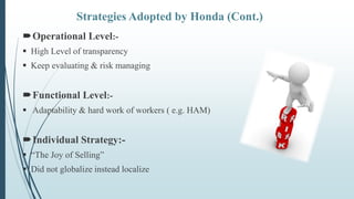 Secret of Honda Success. | PPTX