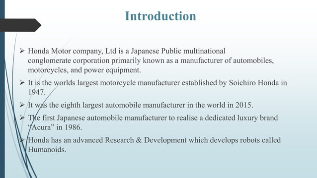 Secret of Honda Success. | PPTX