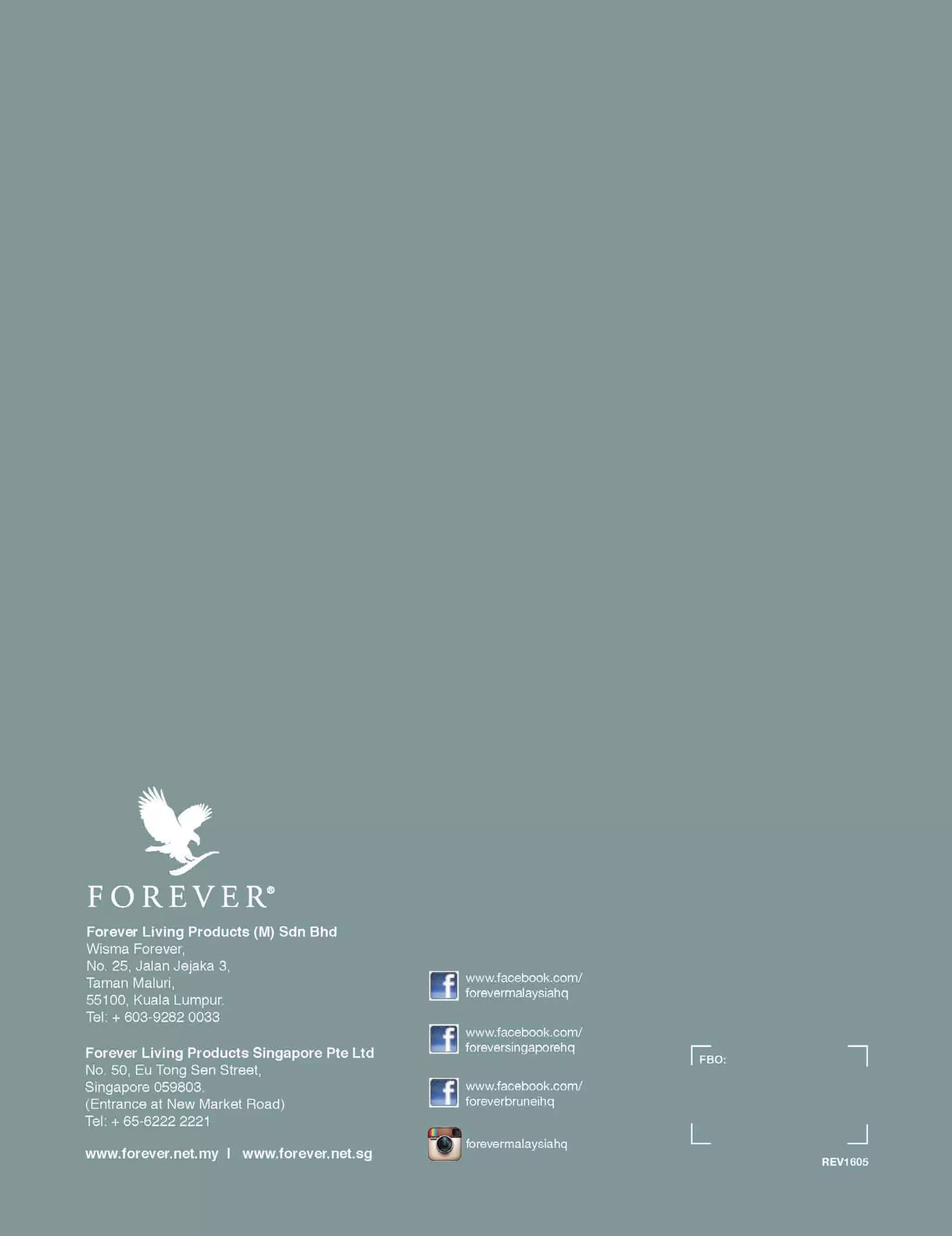 Forever Living Katalog 2016 in Bahasa - Malaysia, Singapore & Brunei | PDF