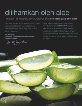 Forever Living Katalog 2016 in Bahasa - Malaysia, Singapore & Brunei | PDF