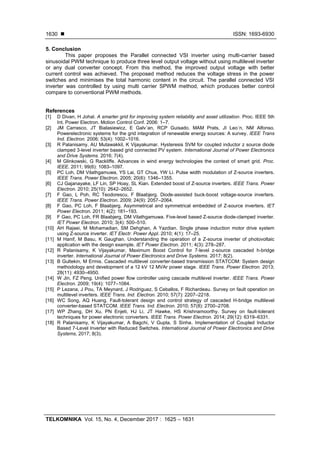 Parallel Connected VSI Inverter Using Multi-Carrier Based Sinusoidal PWM Technique | PDF
