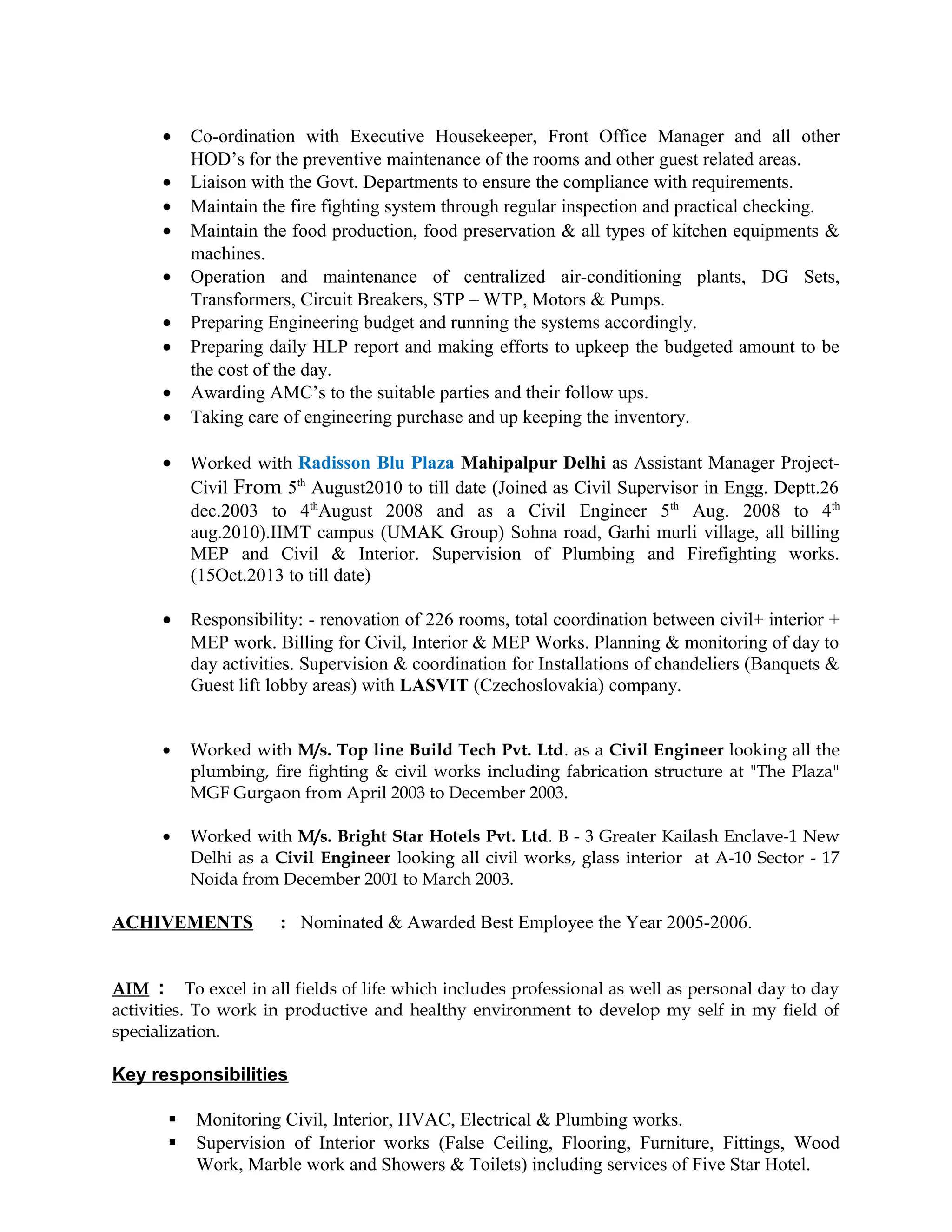 Ravinder Resume - | DOC