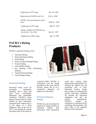 PACRA Regulatory Framework AR | PDF