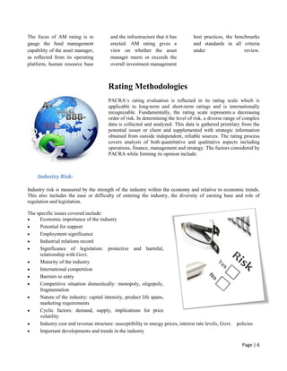 PACRA Regulatory Framework AR | PDF