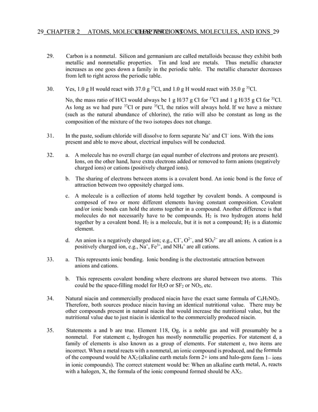 Solution Manual for Chemistry 10th by Zumdahl | PDF