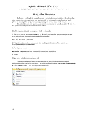 Apostila do Word 2007 | PDF