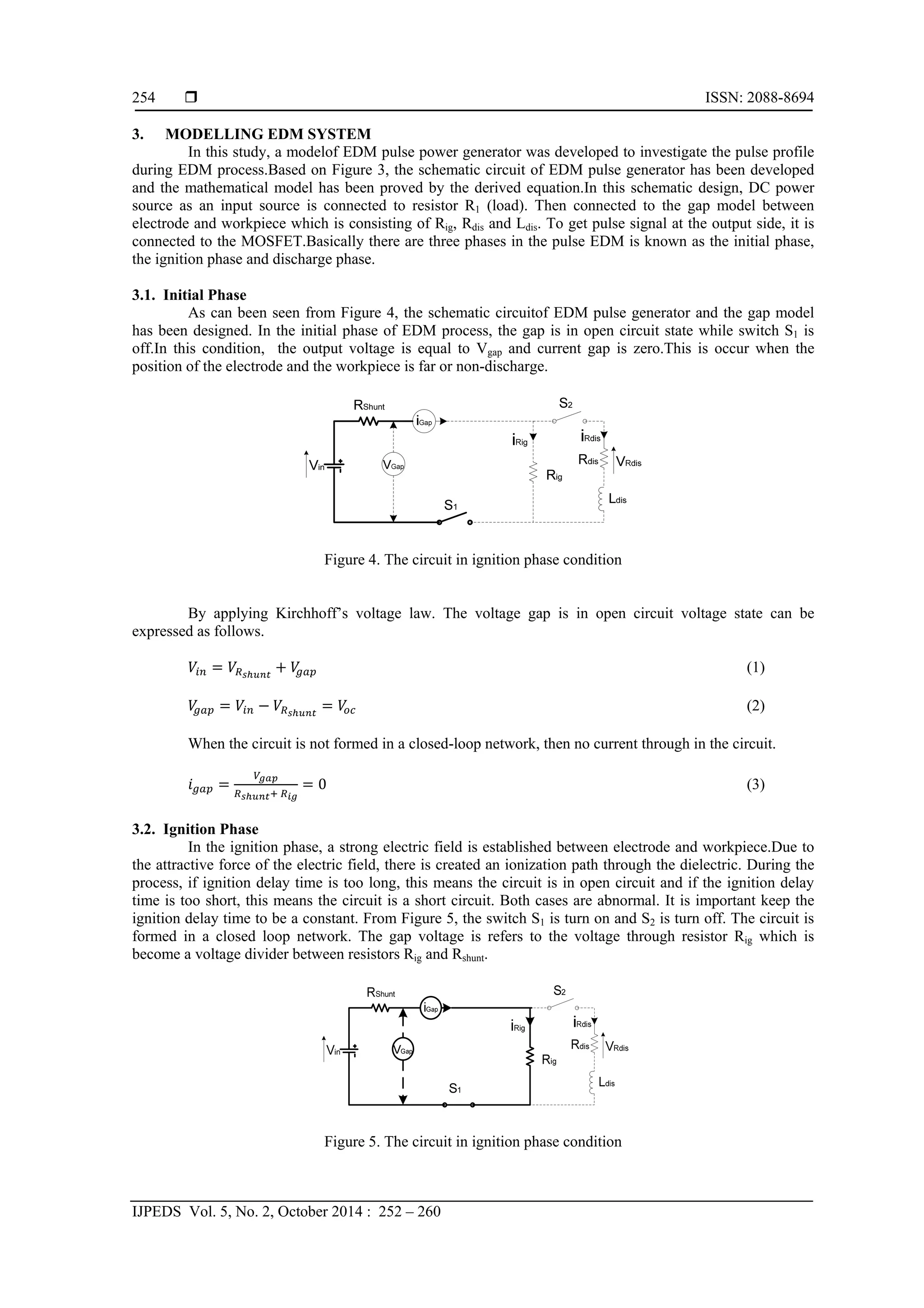 Model Of Pulsed Electrical Discharge Machining Edm Using Rl Circuit Pdf