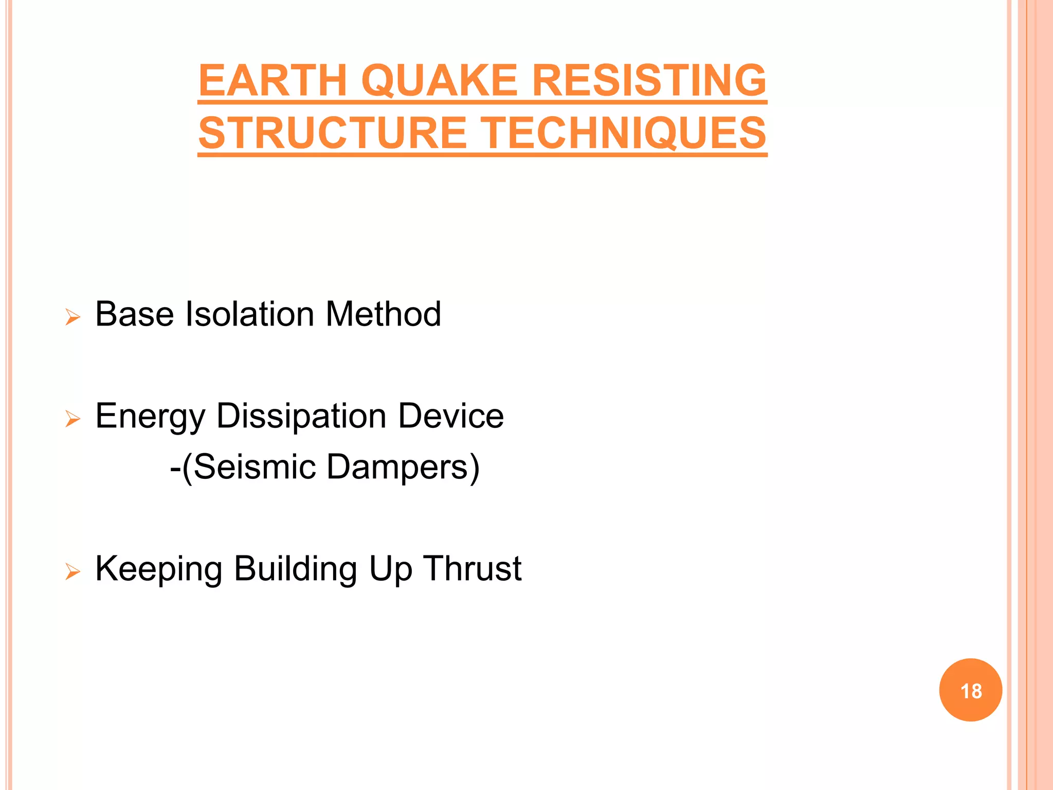 EARTHQUAKE RESISTANT STRUCTURES | PPTX