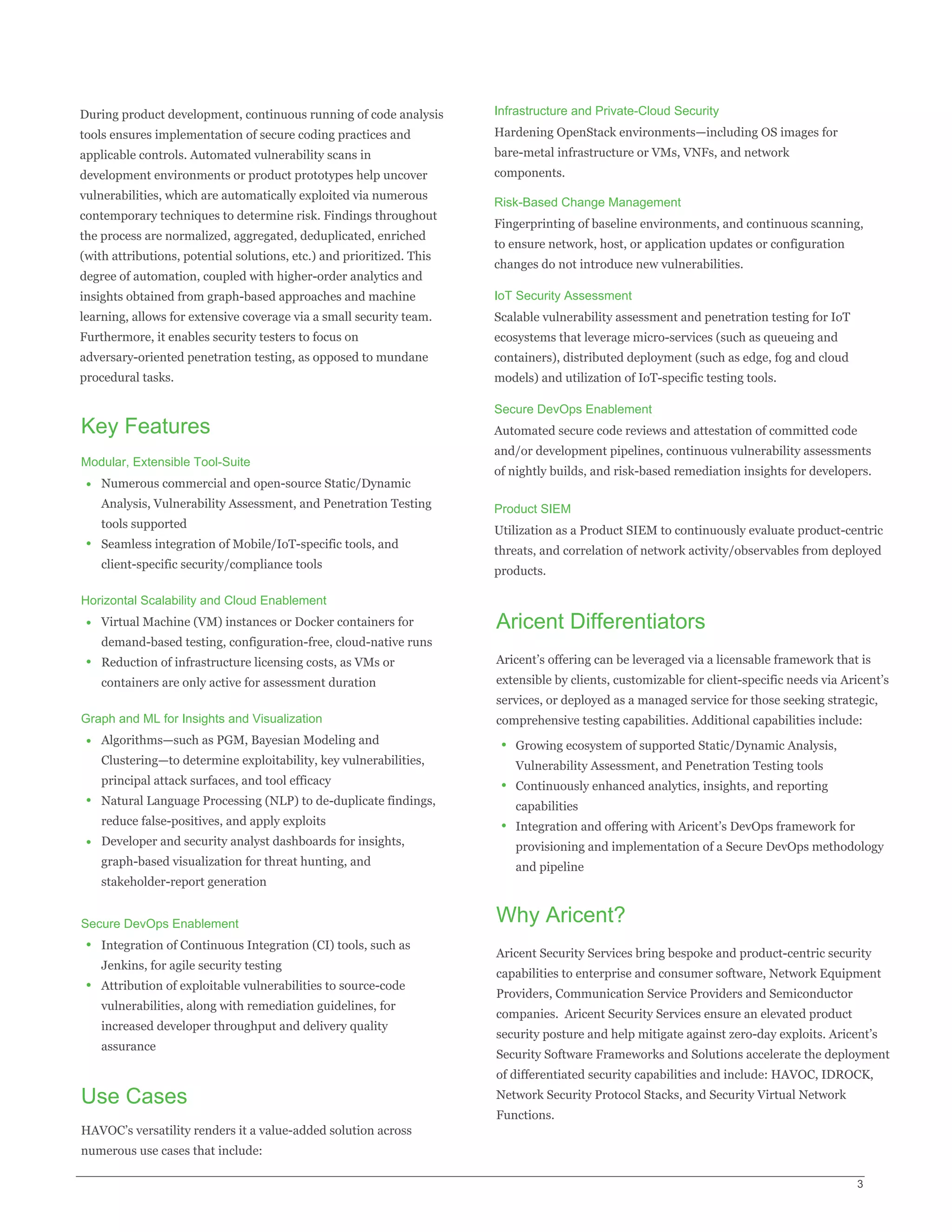 Aricent Highly Automated Vulnerability Assessment Orchestration ...
