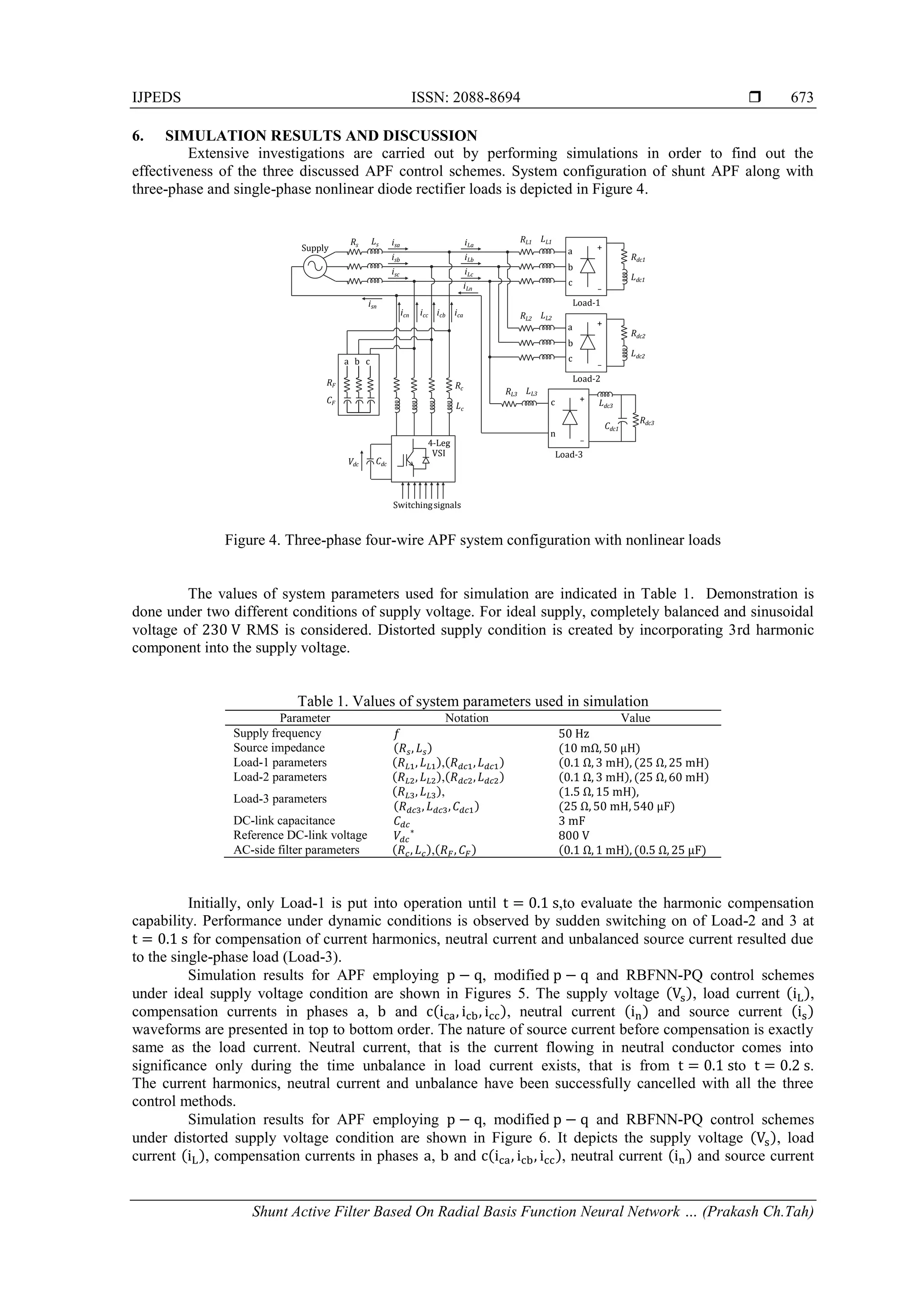 Shunt Active Filter Based on Radial Basis Function Neural Network and p-q Power Theory | PDF