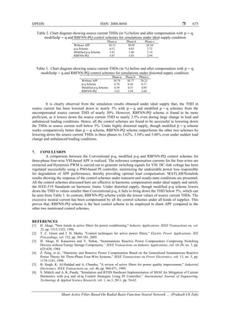 Shunt Active Filter Based on Radial Basis Function Neural Network and p-q Power Theory | PDF