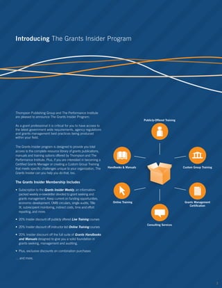 Grants Insider Catalog | PDF | Financial Assistance | Personal Finance