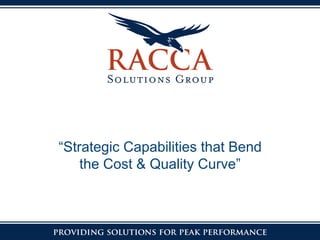 Racca Solutions Group | PDF | Management Consulting Industry | Industries
