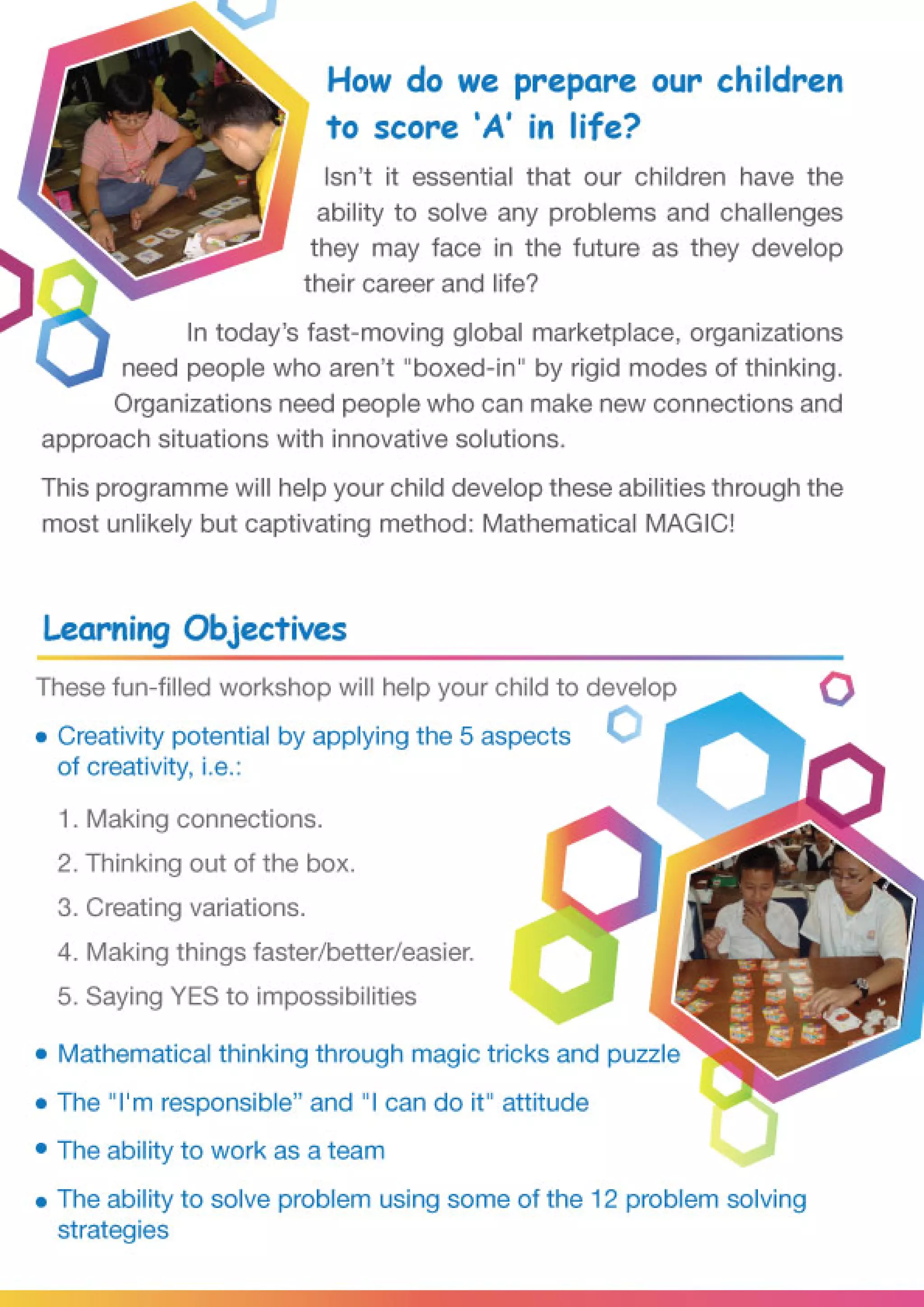 Creative Maths Workshop | PDF