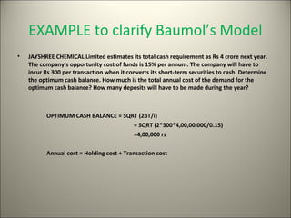 14685550 cash-management-presentation | PPT