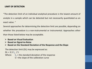 Analytical Development of methods in biologics | PPT