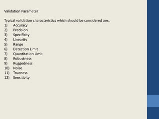Analytical Development of methods in biologics | PPT
