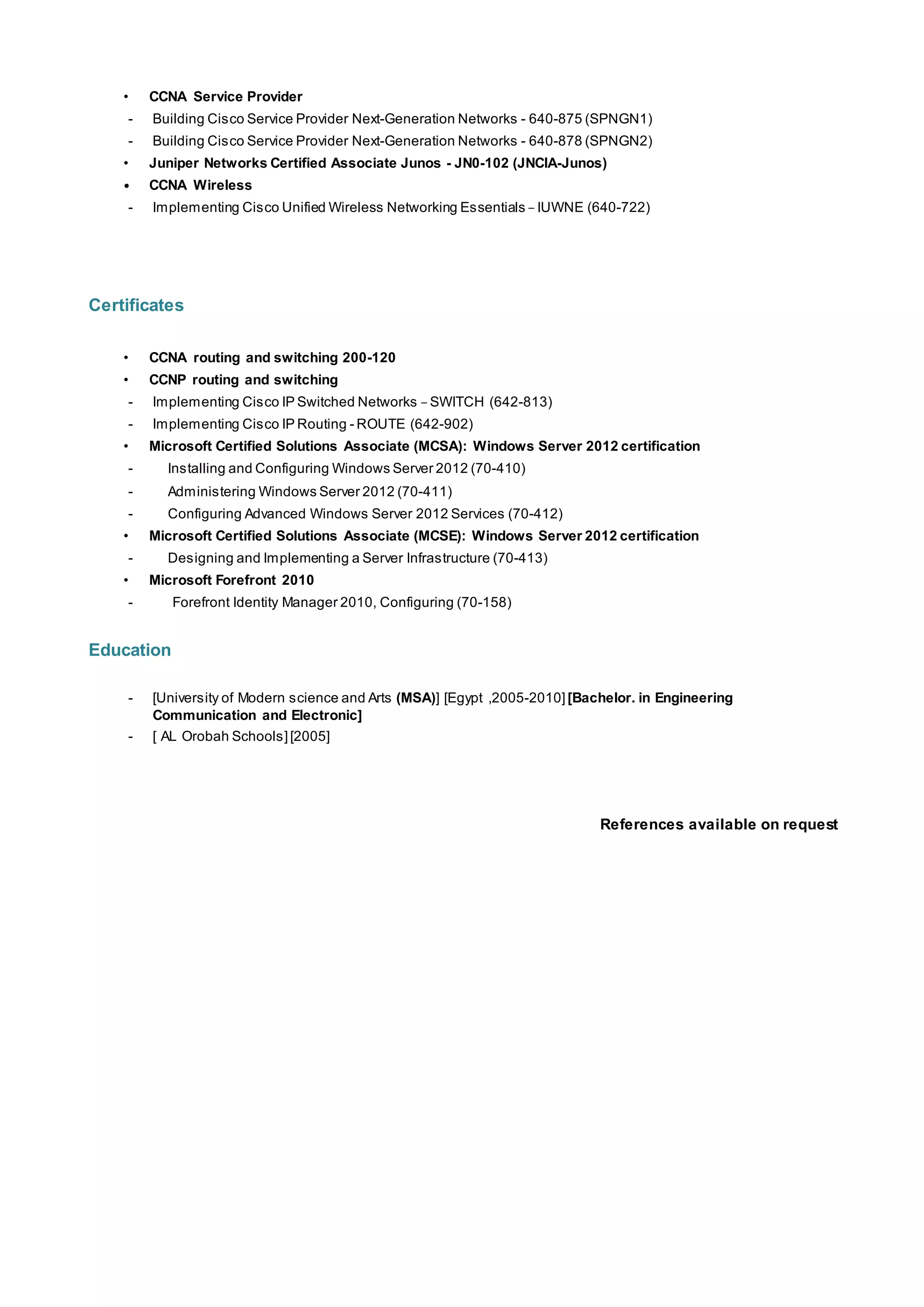 Waleed Abu-Hamad (C.V) | PDF