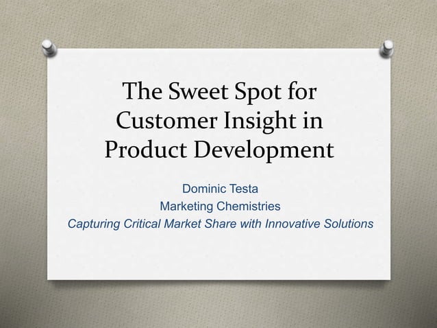 The Sweet Spot | PPT