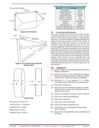 Analysis of Belt Bucket Elevator | PDF