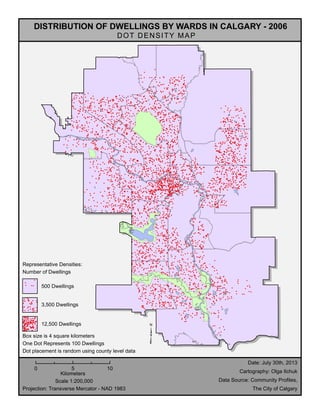 Calgary_ Dwellings_Dot_ Density_map2 | PDF