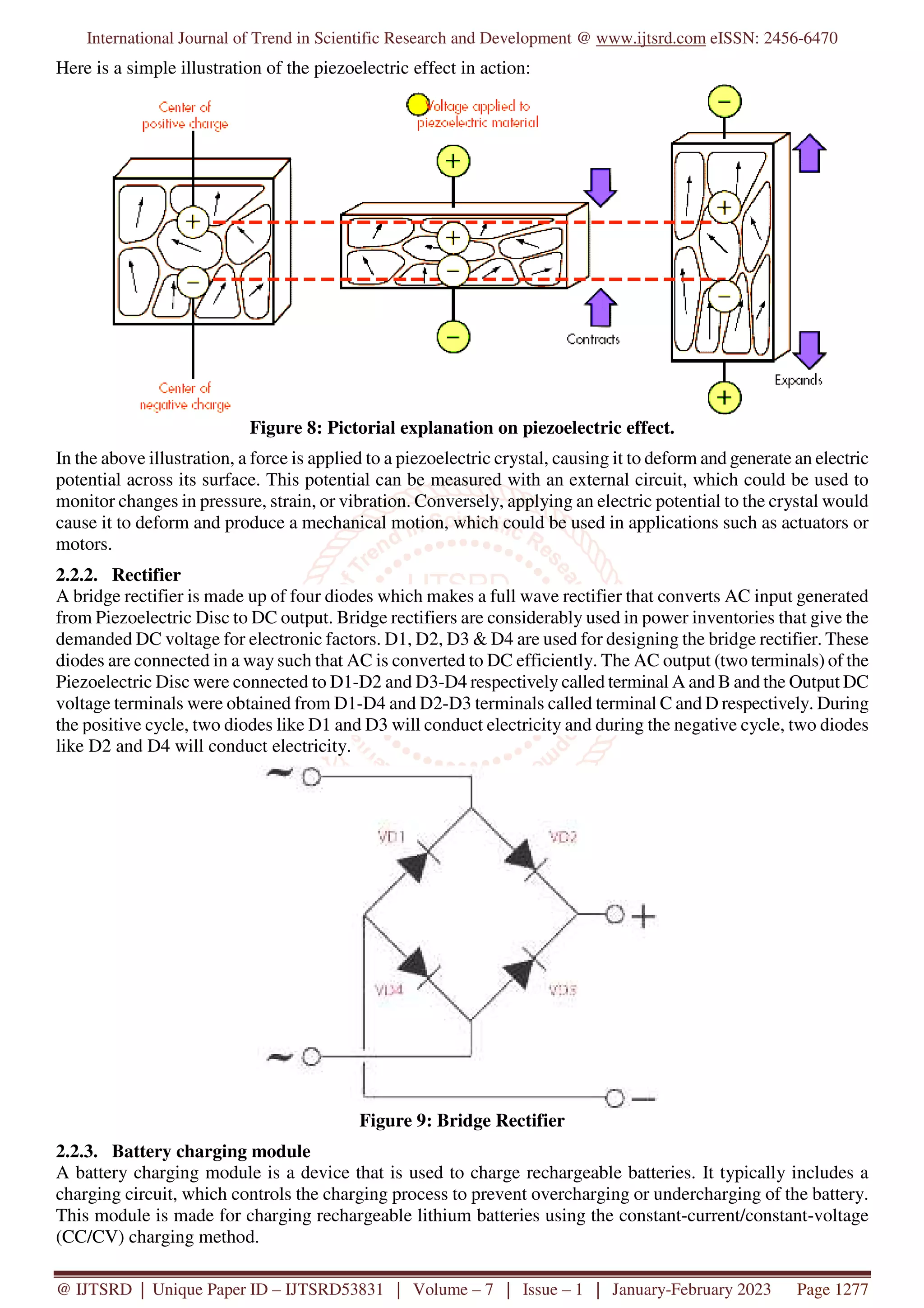 Development of Nanotechnology Piezoelectric Energy Generation | PDF