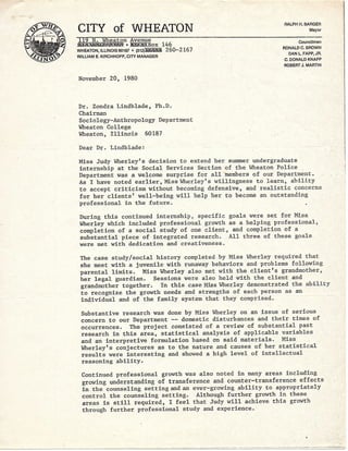 City of Wheaton letter 2 | PDF