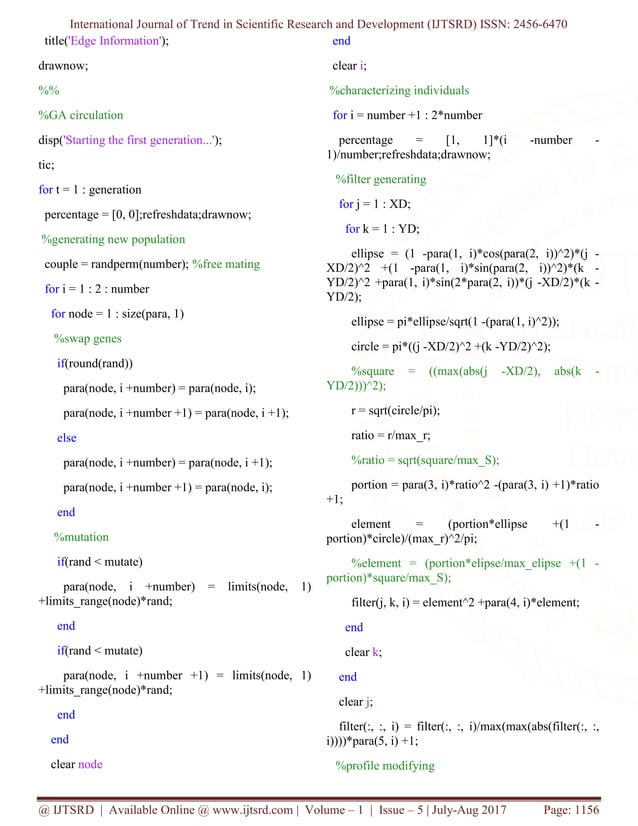 Fourier Filtering Denoising Based on Genetic Algorithms | PDF