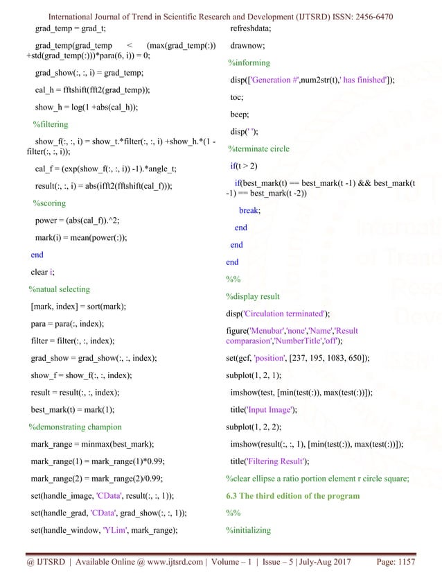 Fourier Filtering Denoising Based on Genetic Algorithms | PDF