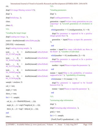 Fourier Filtering Denoising Based on Genetic Algorithms | PDF