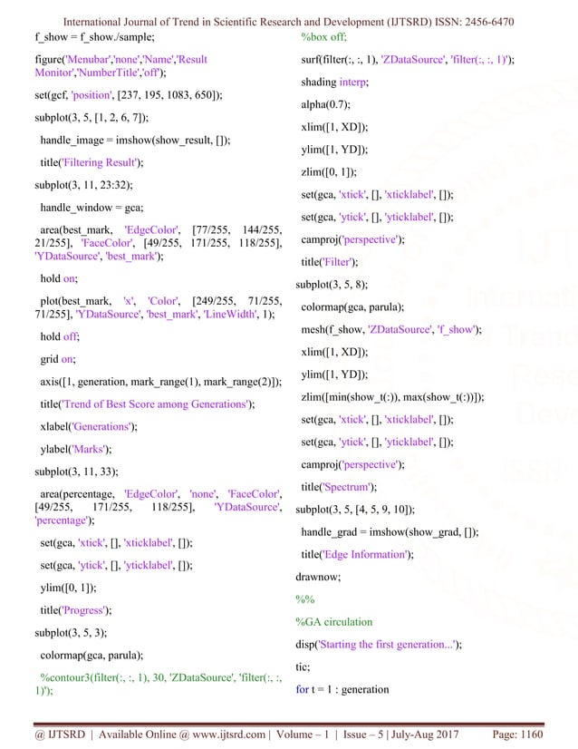 Fourier Filtering Denoising Based on Genetic Algorithms | PDF