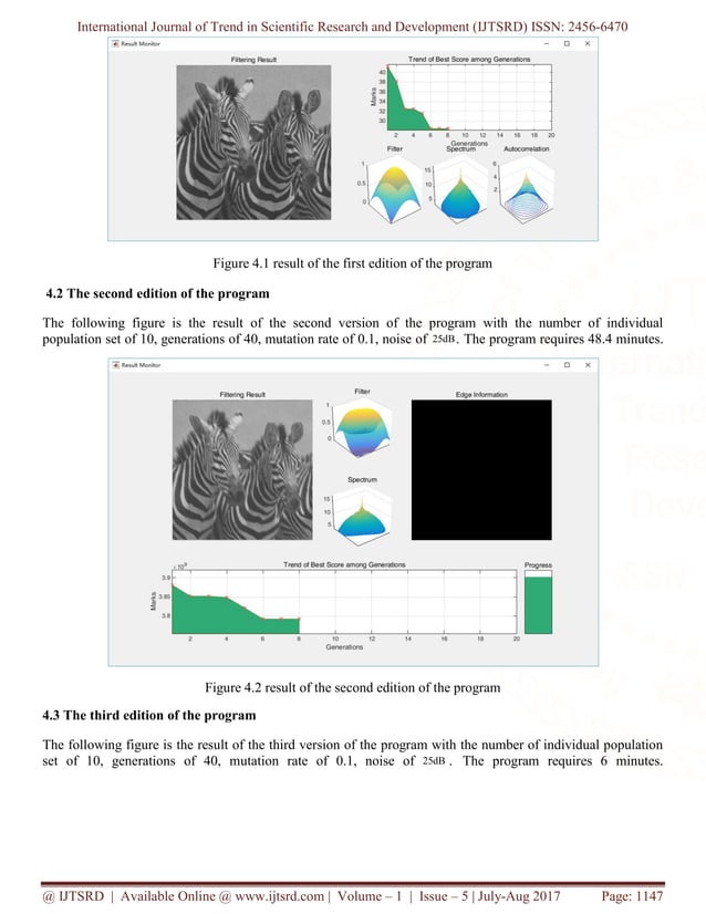 Fourier Filtering Denoising Based on Genetic Algorithms | PDF