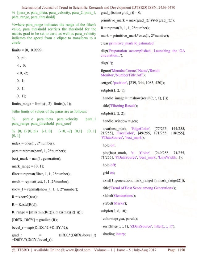 Fourier Filtering Denoising Based on Genetic Algorithms | PDF