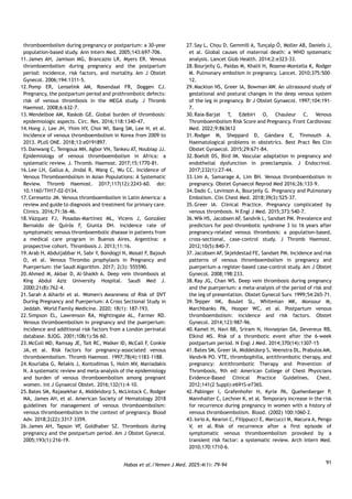 Venous Thromboembolism during Pregnancy and Postpartum: An Updated ...